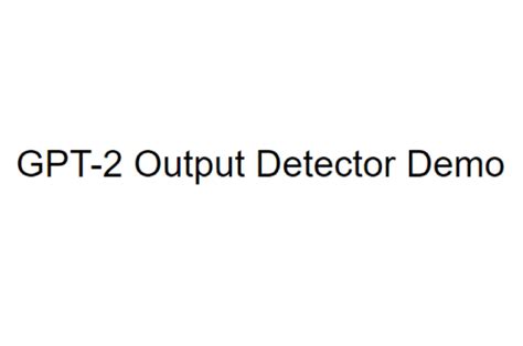 AI Generated Text Detector GPT2 Hugging Face Twaino