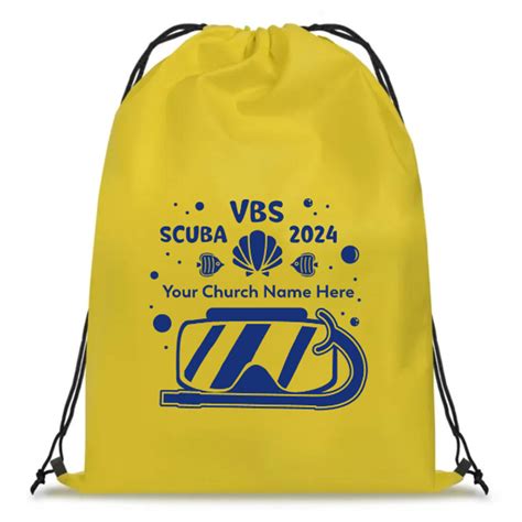 Easy Custom Vbs Drawstring Bag Personalize In Real Time Scuba Vbs