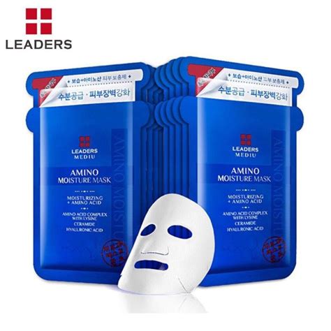 Leaders Mediu Amino Moisture Mask เติมความชุ่มชื้นให้ผิว Shopee Thailand