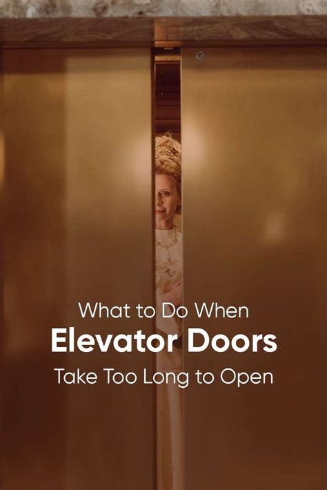 how to solve elevator door opening delay issues