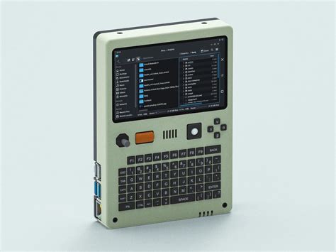 Retro Style Handheld Computer Flaunts Qwerty Keyboard And A Raspberry