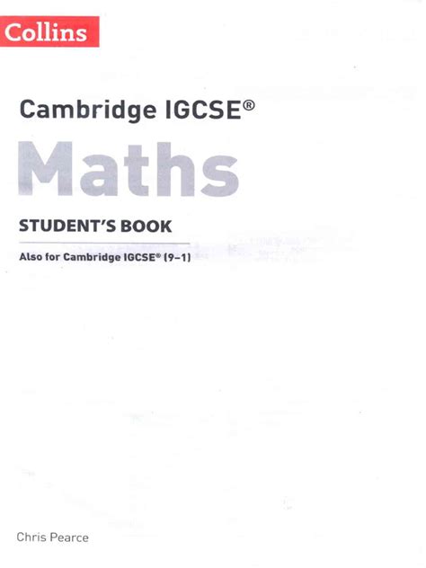Collins Cambridge Igcse® Maths Student Book Pdf Collins Cambridge Igcse® Maths Student Book Pdf