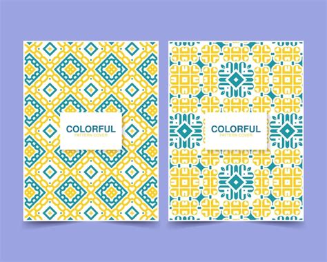 Premium Vector Colorful Abstract Pattern Cover Design