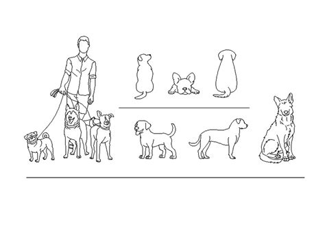 Bloques De Perro Para Autocad Bloques Dwg