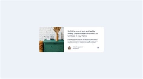 Frontend Mentor Article Preview Component Master Solution Coding