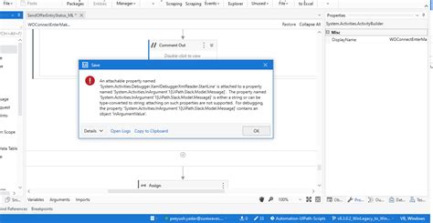 Urgent Unable To Save File After Editing The Changes In UiPath Studio Studio UiPath