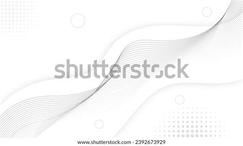Minimalist Modern Future Abstract Wavy Geometric Stock Illustration 2392673929 Shutterstock