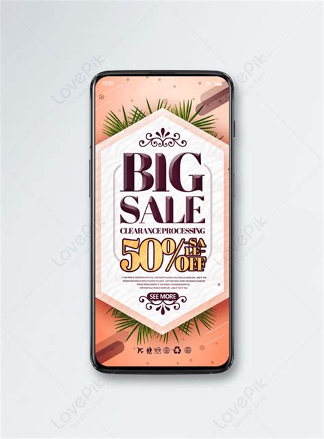 현대적이고 간단한 황금 휴대 전화 페이지 Ui 이미지 사진 465369430 무료 다운로드