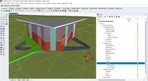 Rhino To Ifc Example Geometry Gym
