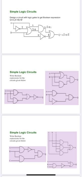 Solved Simple Logic Circuits Design A Circuit With Logic