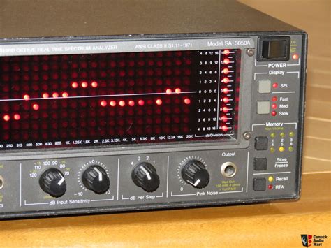 Audiocontrol Sa 3050a Real Time Spectrum Analyzer Rta Photo 957868 Us Audio Mart