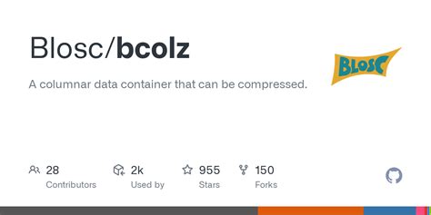 GitHub Blosc Bcolz A Columnar Data Container That Can Be Compressed
