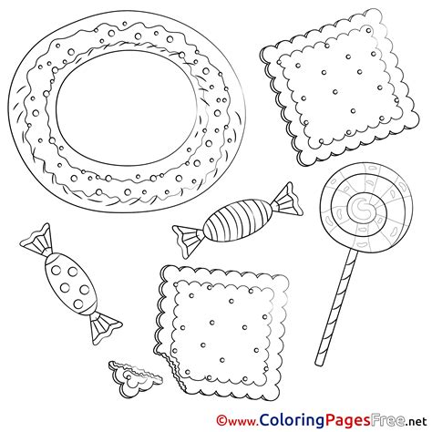 Coloring Pages Of Sweets