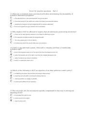 Econ 101 Practice Questions Part 2 Docx Econ 101 Practice Questions Part 2 11 What Are