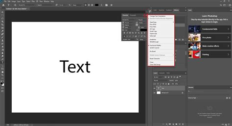 How To Make Text Thicker In Photoshop