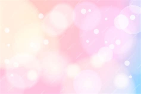 현실적인 Bokeh 배경 무료 벡터