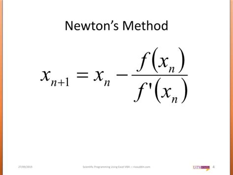Scientific Programming Using Excel Vba For Beginners Ppt