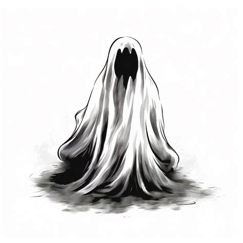 Premium Ai Image Halloween Ghost Design