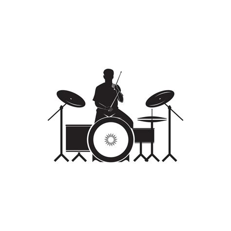 Drum Icon Vector Illustration Template Design 10060044 Vector Art At