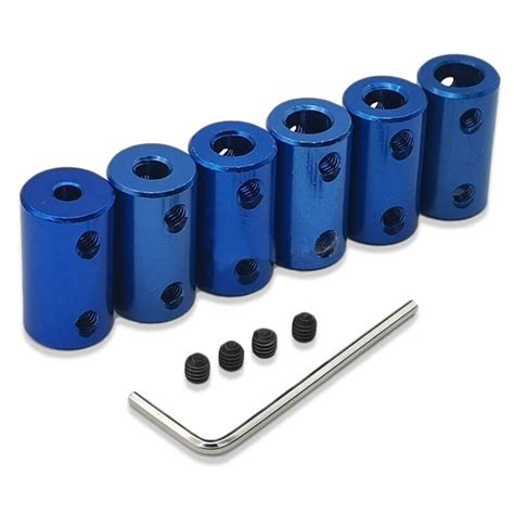 1pcs 66357810mm 알루미늄 합금 리지드 샤프트 커플 링 리지드 커플러 모터 커넥터 모터 변속기 부품 금속 가공 장비 및 액세서리