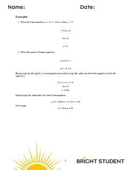 Systems Of Equations By Bright Babe US TPT