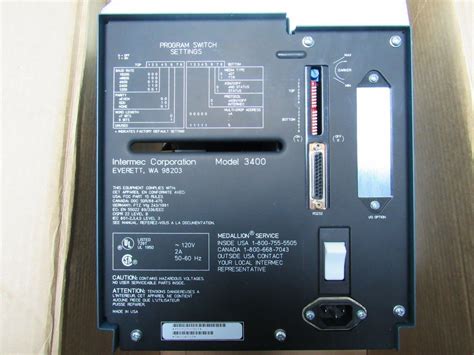 INTERMEC BAR CODE LABEL PRINTER Rochester Industrial Services