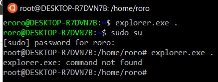 Explorer Exe Command Not Found When User Changed Issue 4804