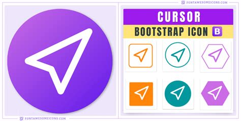 Bootstrap Cursor Icon Indicator Bi Bi Cursor Icon Code Css Html
