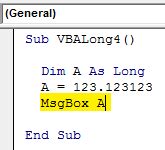Vba Long How To Use Excel Vba Data Type With Examples