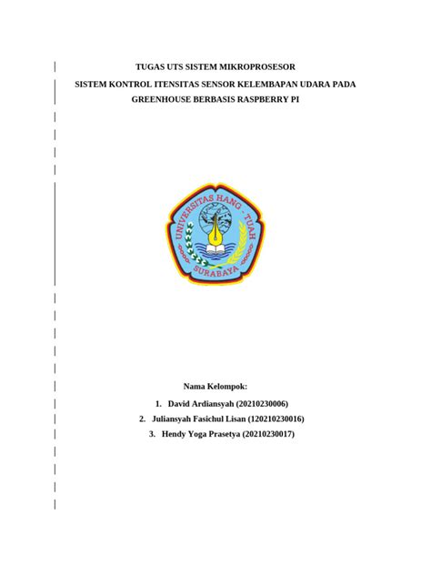 Sistem Kontrol Intensitas Cahaya Suhu Dan Kelembaban Udara Pada Greenhouse Pdf