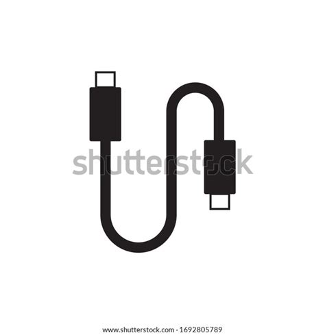 Usb Icon Portable Icon Vector Stock Vector Royalty Free Shutterstock