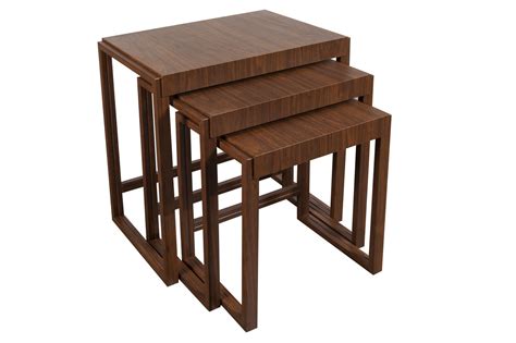 Rectangle Nesting Table Finewoods