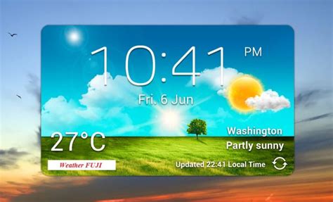 The Best Clock And Weather Widget For Your Iphone Ios Fuji Weather