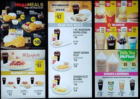 Menu Mcdo Philippines Mcdonald S Philippines Mcdo Secret Menu