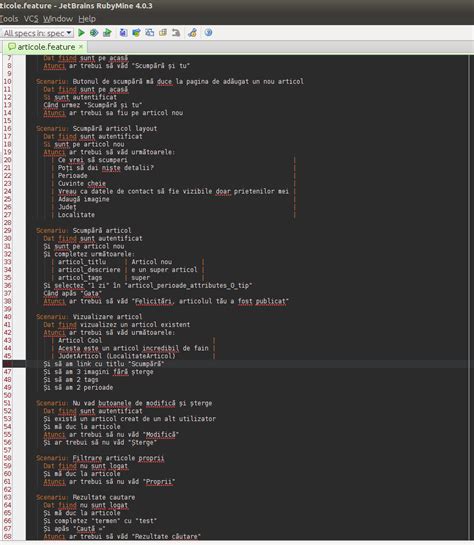 Broke Formatting On Cucumber Features Ides Support Intellij Platform
