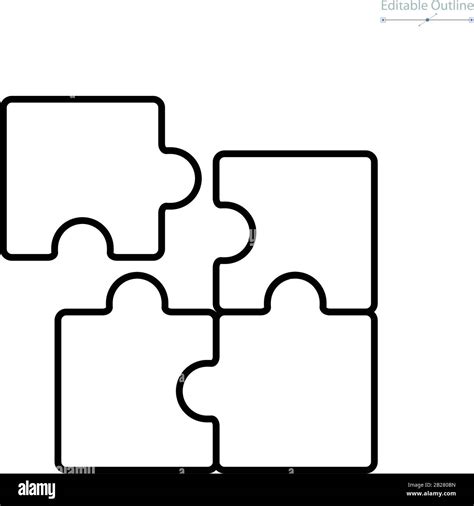 Puzzle Icon Teamwork Icon Match Puzzle Pieces Icon Connection Coordination Team Building