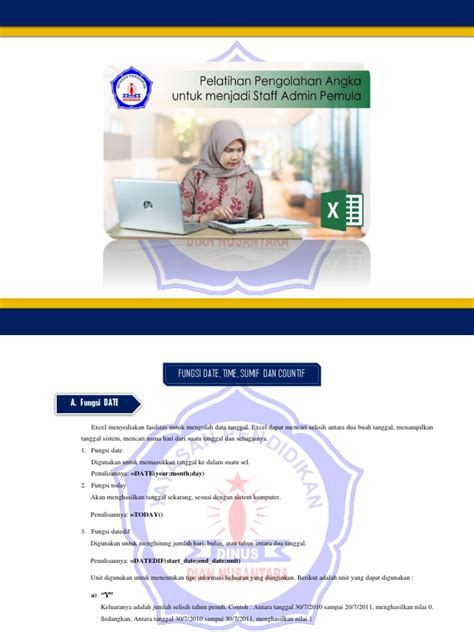 fungsi date pdf komputer