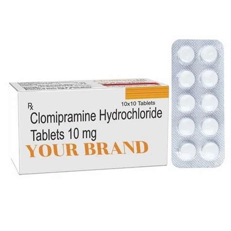 Clomipramine Hydrochloride 10mg Tablets At Best Price In Yamuna Nagar