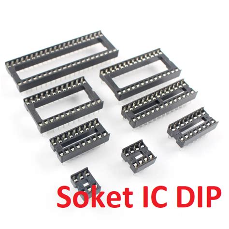 Jual Soket Socket Ic Dip 8 Dip8 8p 8 Dip 14 Dip14 14p 14 Dip 16 Dip16 16p 16 Dip 28 Dip28 28p 28