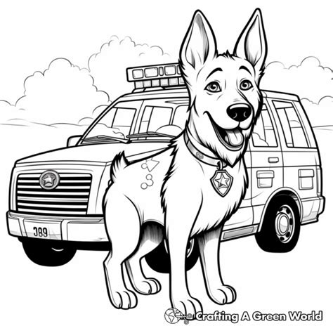 Police Car Coloring Pages Free And Printable