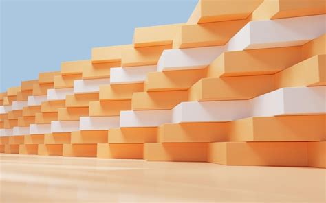 Premium Photo Abstract Cube Structure 3d Rendering