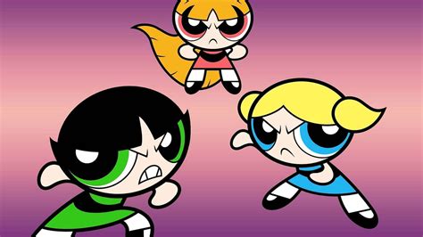 Download Powerpuff Girls Cartoon Scene Wallpaper