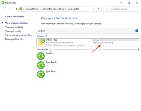 Fixed Offline Files Sync Pending In Windows 10