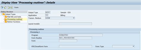 EDI Print Output Set For Billing Document SAPCODES