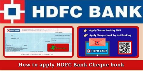 How To Apply HDFC Bank Cheque Book Webofficialfinance