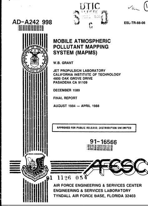 Pdf Mobile Atmospheric Pollutant Mapping System Mapms