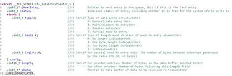 Cc1310 Questions About The Structure Format Of Radio Frequency Data In