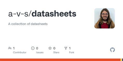 Github A V Sdatasheets A Collection Of Datasheets