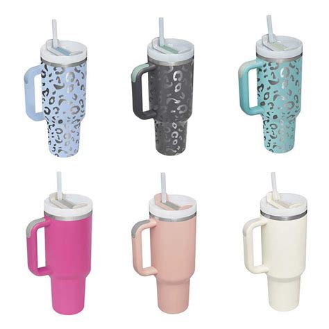 Gen2 스테인레스 스틸 물병 빨대 손잡이 텀블러 보온병 40oz 진공 컵 여행 물 얼음 차가운 차 커피 머그잔 Aliexpress