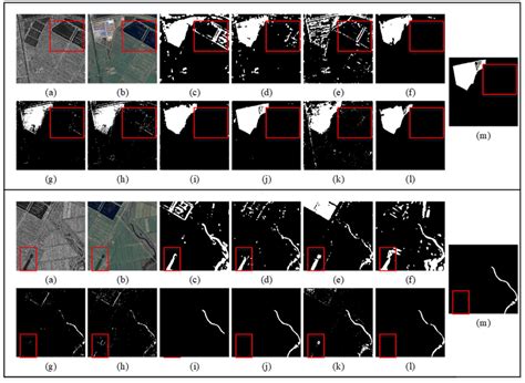 Visualization Of Binary Maps On The Shuguang Dataset A Pre Event